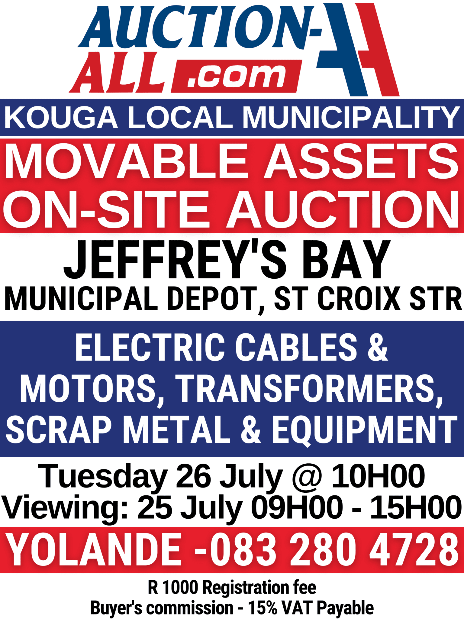 Scrap Metal Auction – Jeffrey’s Bay Municipal Auction - Auction-All